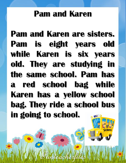 English Reading Materials - Fun Teacher Files