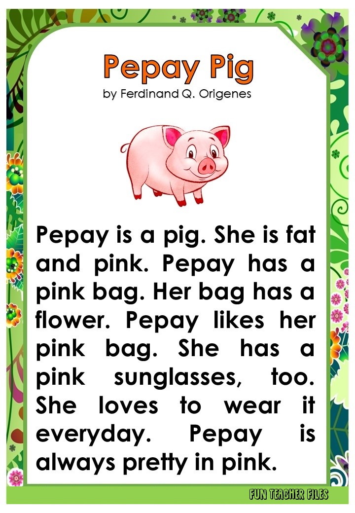 English Reading Passages About Animals Fun Teacher Files
