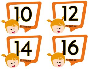 Skip Counting by 2's Flashcards - Fun Teacher Files