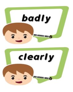 Adverbs Flashcards - Fun Teacher Files