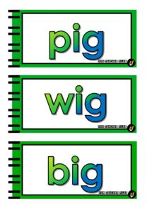 Short i Vowel Sound Flashcards - Fun Teacher Files