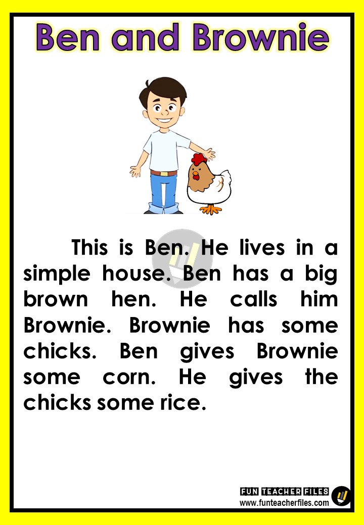 English Reading Materials Fun Teacher Files