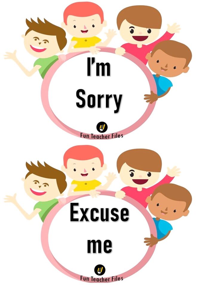 Polite Expressions Flashcards - Fun Teacher Files