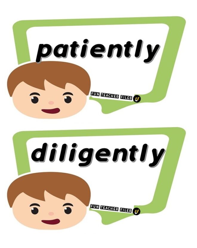 Adverbs Flashcards - Fun Teacher Files