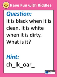 Have Fun with Riddles - Fun Teacher Files