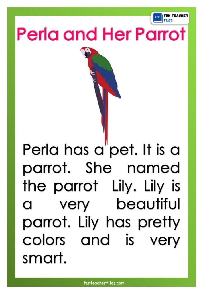 Reading Passages about Pets - Fun Teacher Files