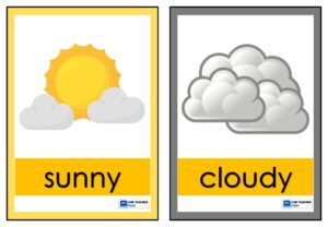 Weather Flashcards - Fun Teacher Files