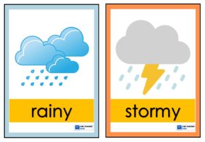 Weather Flashcards - Fun Teacher Files