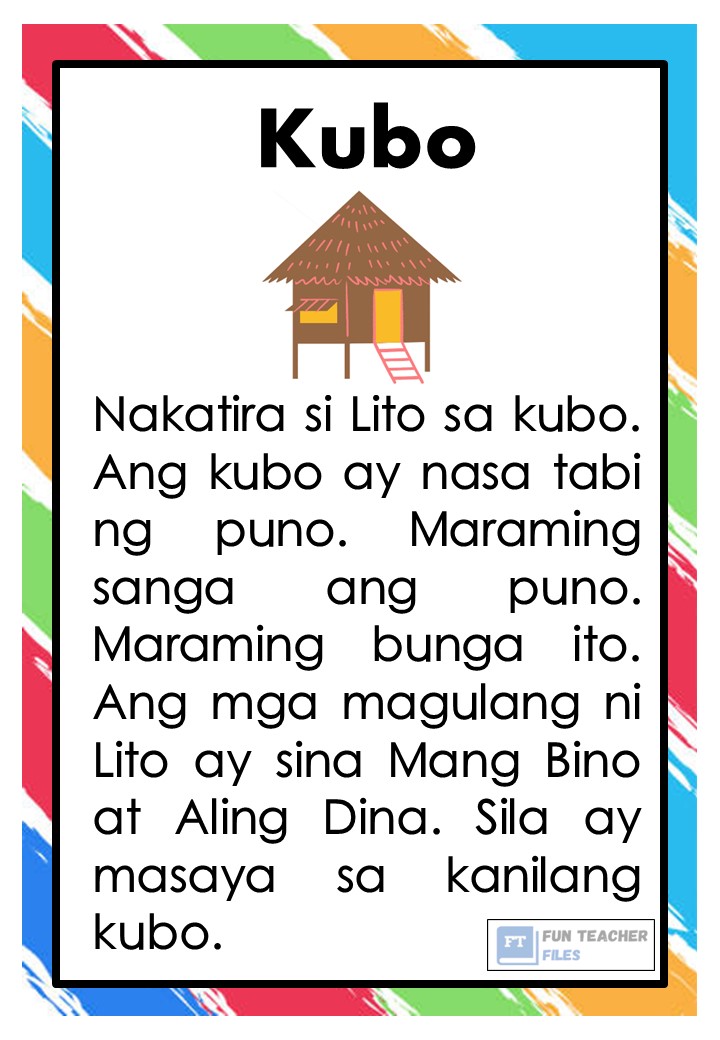 Filipino Reading Passages Set 3 Fun Teacher Files Filipino Reading Passages Set 3 Fun Teacher Files