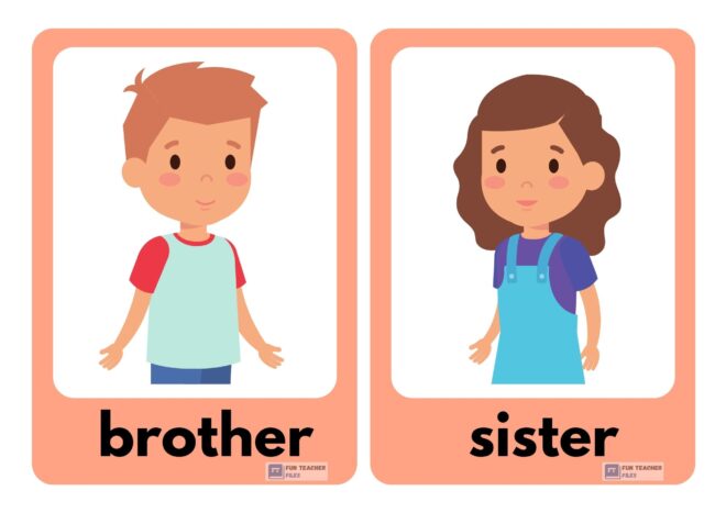 Members of the Family Flashcards - Fun Teacher Files