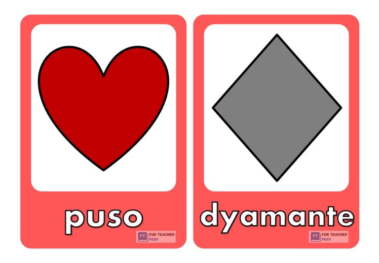 Iba't-ibang Hugis Flashcards - Fun Teacher Files