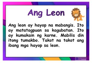 Filipino Reading Passages Set 4 - Fun Teacher Files