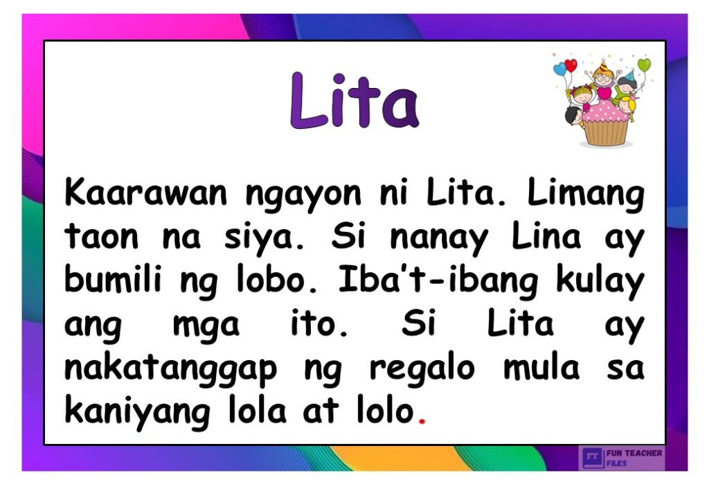 Filipino Reading Passages Set 4 Fun Teacher Files Filipino Reading Passages Set 4 Fun Teacher Files