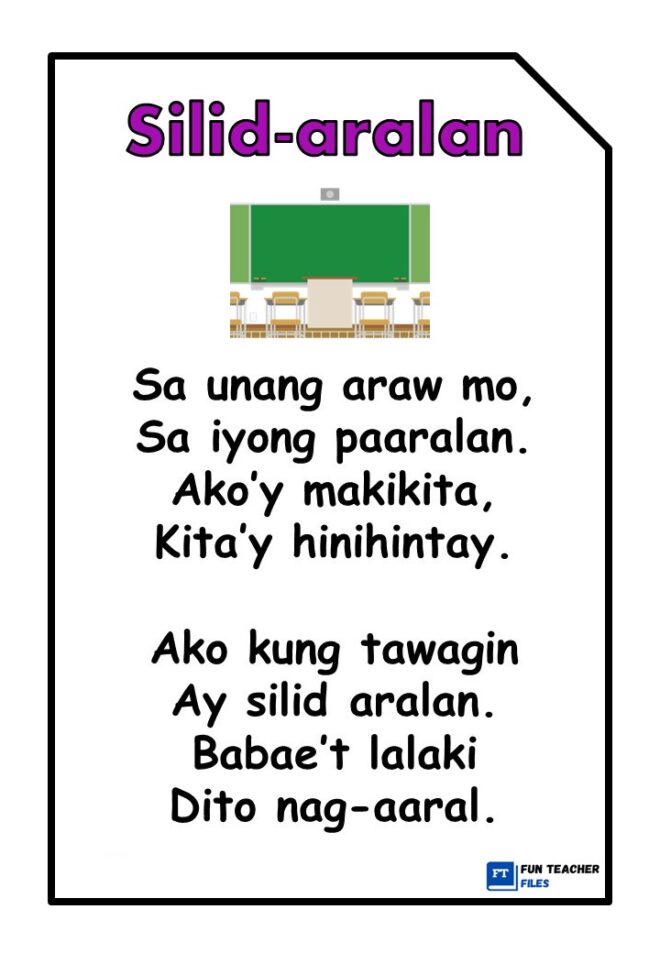 Filipino Reading Passages about School - Fun Teacher Files