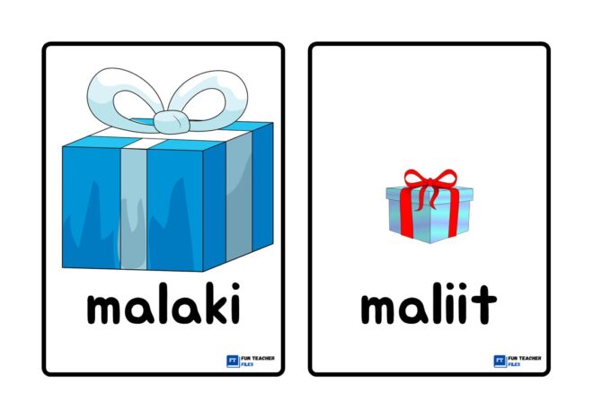 Salitang Magkasalungat Flashcards 1 - Fun Teacher Files
