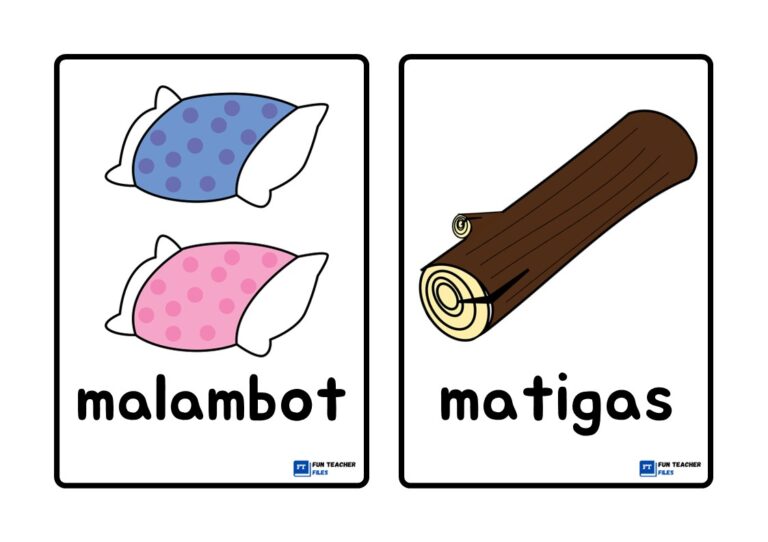 Salitang Magkasalungat Flashcards 1 - Fun Teacher Files