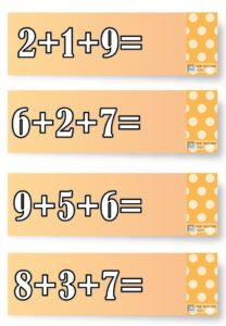 Adding Three Whole Numbers - Fun Teacher Files