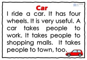 Reading Passages about Transportation Set 1 - Fun Teacher Files