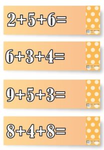 Adding Three Whole Numbers - Fun Teacher Files