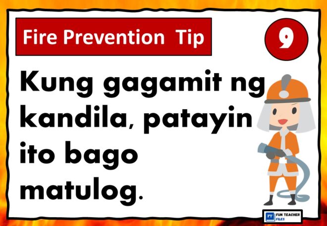 10 Fire Prevention Tips - Fun Teacher Files