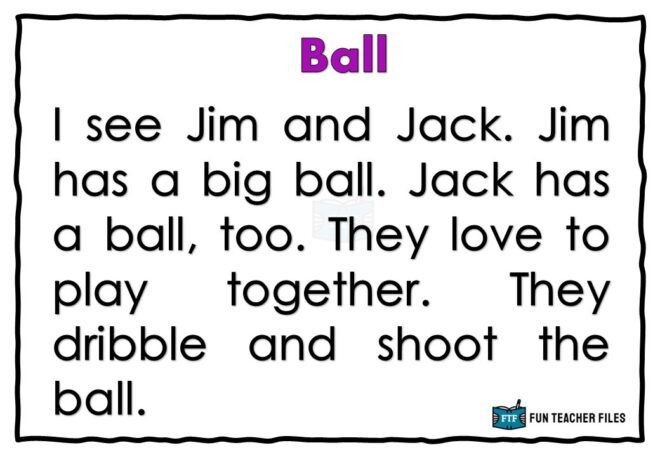 Reading Passages about Toys Set 1 - Fun Teacher Files