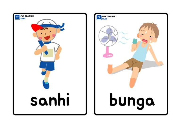 Filipino Flashcards Archives - Fun Teacher Files