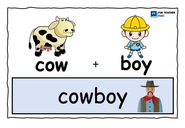 Compound Words Flashcards - Fun Teacher Files