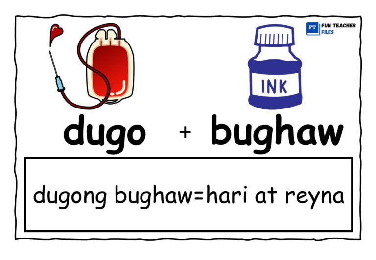 Tambalang Salita Flashcards - Fun Teacher Files