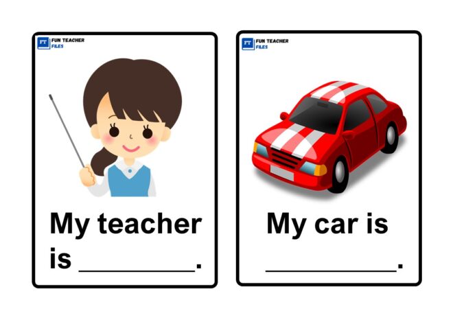 Adjective Activity Cards - Fun Teacher Files