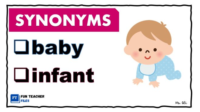 Synonym Flashcards Set 4 - Fun Teacher Files