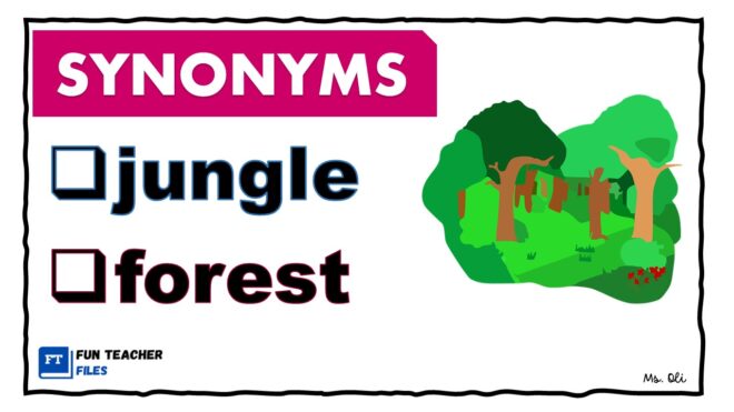 Synonym Flashcards Set 4 - Fun Teacher Files