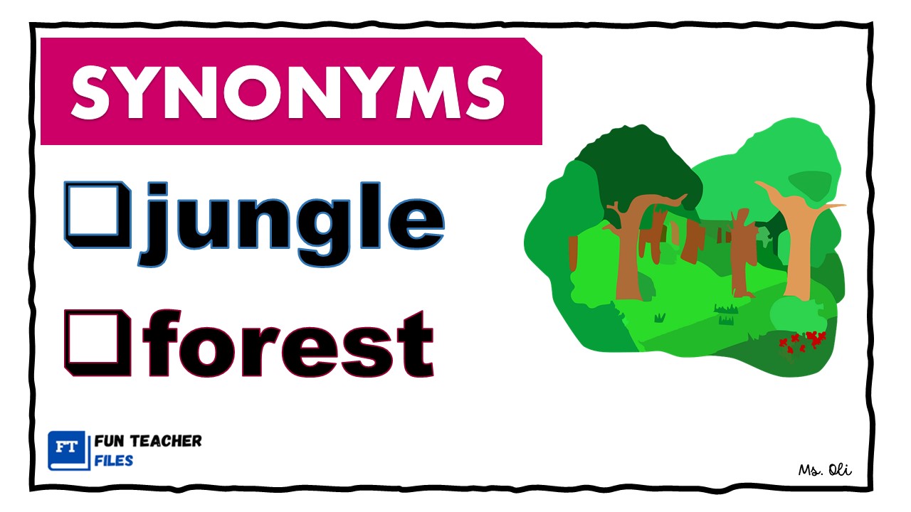 Synonym Flashcards Set 4 - Fun Teacher Files