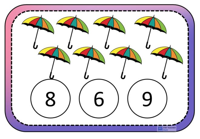 Counting│Numbers 1 to 10 Activity Cards - Fun Teacher Files