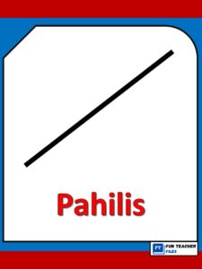 Iba't-ibang Linya Flashcards - Fun Teacher Files