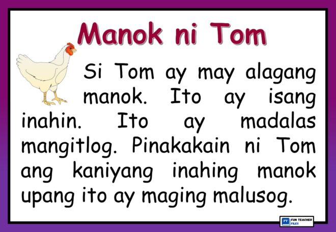 Reading Materials in Filipino about Animals - Fun Teacher Files