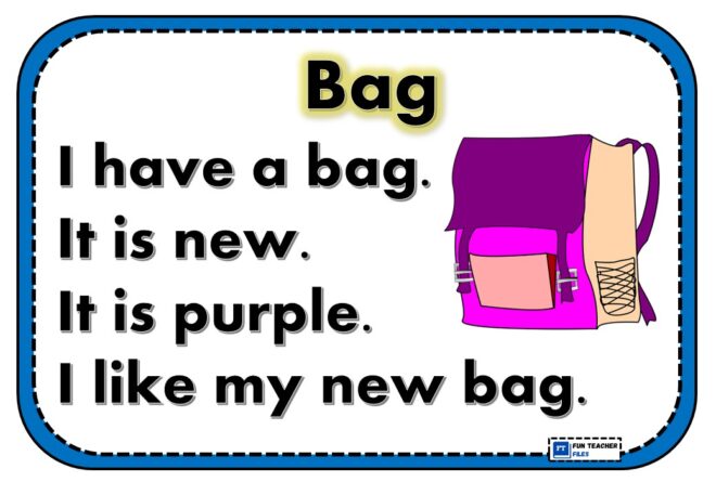 Easy Reading Passages in English Set 1 - Fun Teacher Files