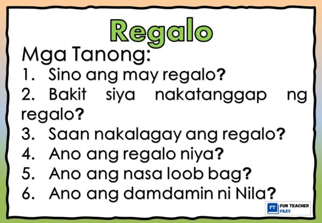 Filipino Reading Materials with Comprehension Questions Set 2 - Fun ...