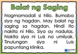 Filipino Reading Materials with Comprehension Questions Set 2 - Fun ...