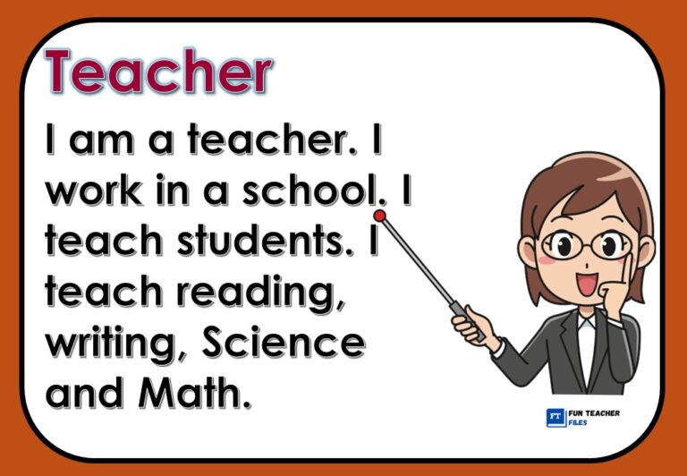 English Reading Passages Set 13 - Jobs - Fun Teacher Files