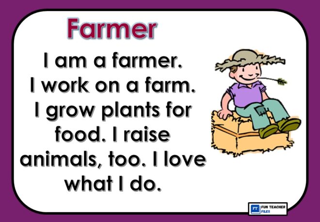 English Reading Passages Set 14 - Jobs - Fun Teacher Files