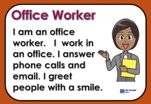 English Reading Passages Set 13 - Jobs - Fun Teacher Files