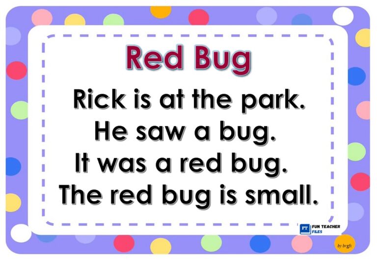 CVC Reading Passages Set 7 - Fun Teacher Files