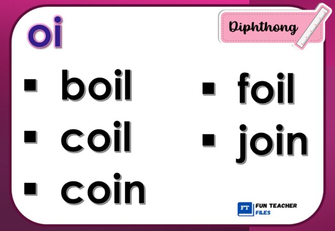 Diphthong Chart 1 - Fun Teacher Files