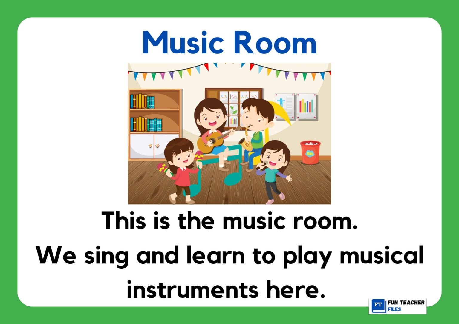 Places in School Flashcards - Fun Teacher Files