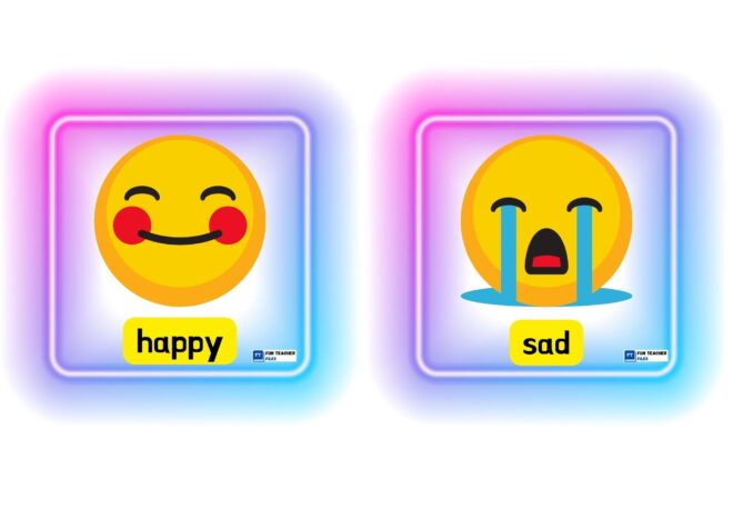 Emotions Flashcards - Fun Teacher Files