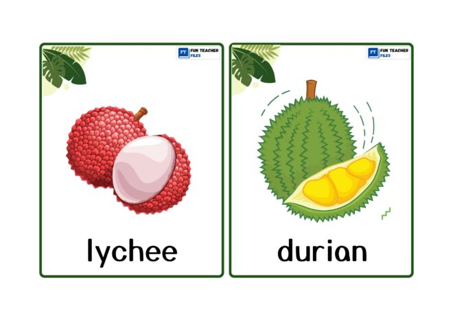 Fruit Flashcards Set 2 - Fun Teacher Files