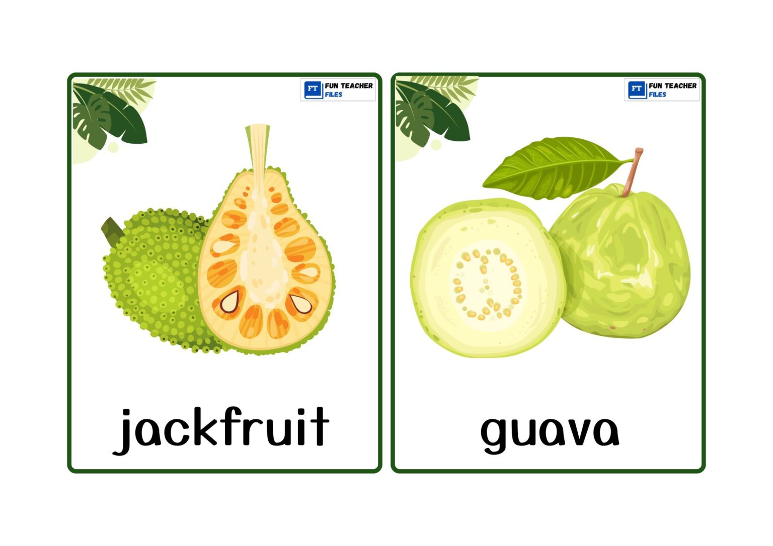 Fruit Flashcards Set 2 - Fun Teacher Files