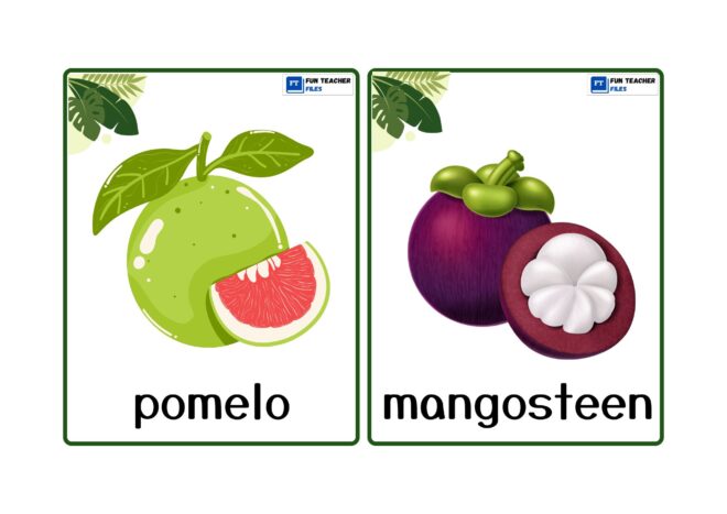 Fruit Flashcards Set 2 - Fun Teacher Files