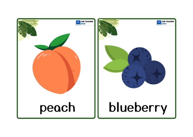 Fruit Flashcards Set 2 - Fun Teacher Files