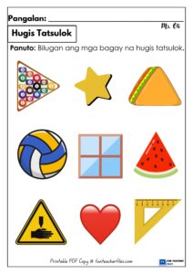 Hugis Tatsulok Worksheet 8 - Fun Teacher Files